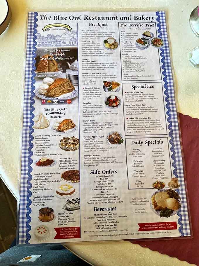 This menu reads like a love letter to dessert, and you're about to fall hard.