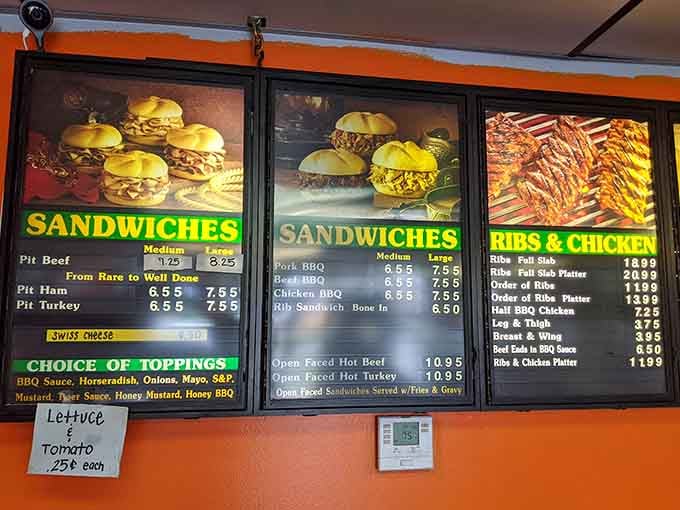 When the menu board makes you want to order one of everything, you know you're in trouble.