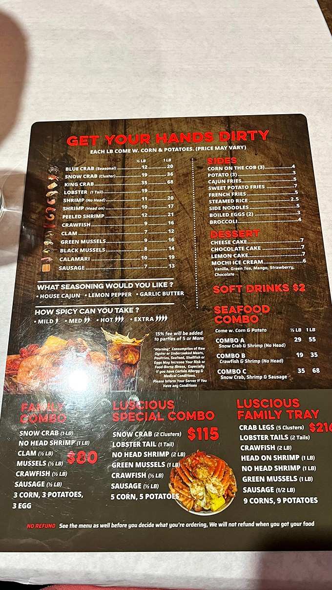Get Your Hands Dirty isn't just a suggestion here, it's practically the restaurant's mission statement and life philosophy.