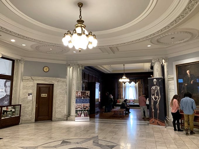 That elegant rotunda? They're just warming you up for what's waiting upstairs in the galleries.