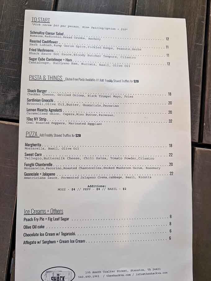 When a menu lists Guanciale and Jalape&ntilde;o pizza alongside Lemon Ricotta Agnolotti, you know someone's having fun in the kitchen.