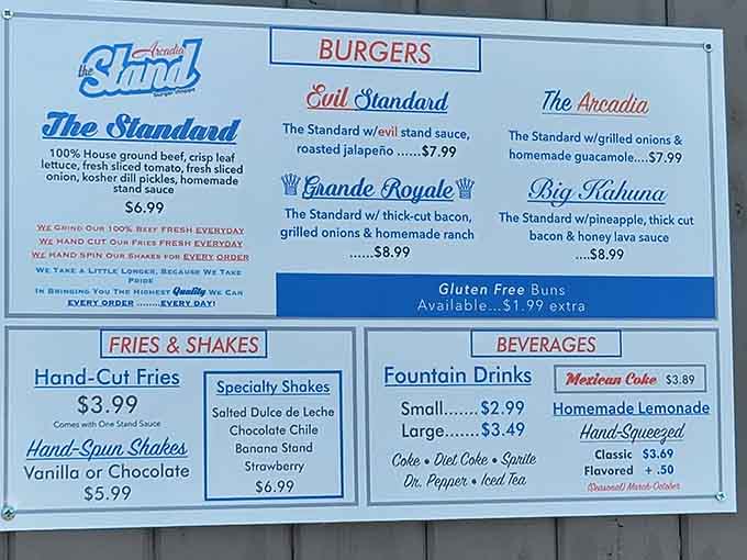 When a menu proudly declares they hand-spin every shake, you know someone's doing things the right way here.