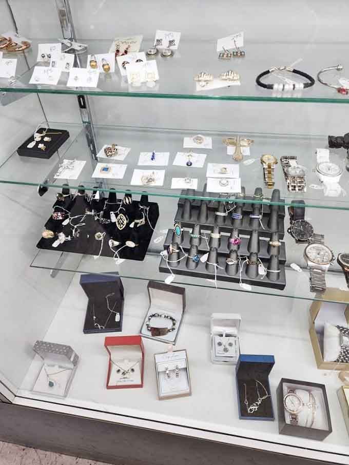 Sparkling treasures displayed like crown jewels, except your wallet won't need royal treatment to afford them here.