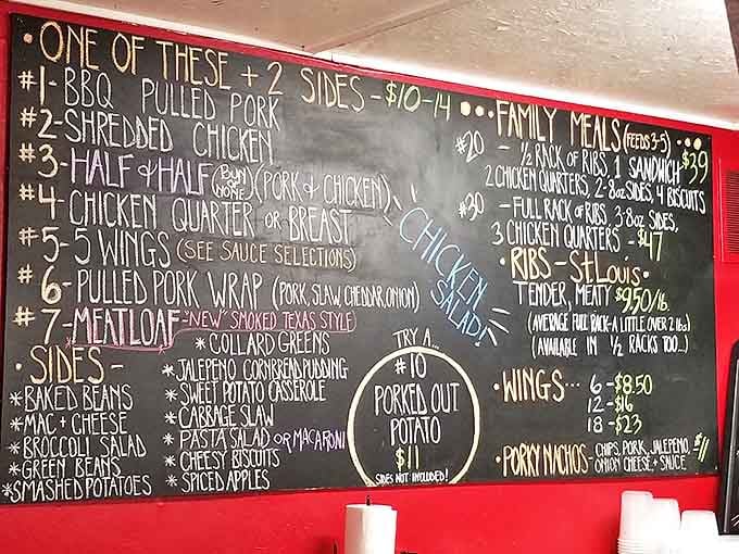 When a chalkboard menu looks this good, you know someone's putting real thought into what they're serving you.