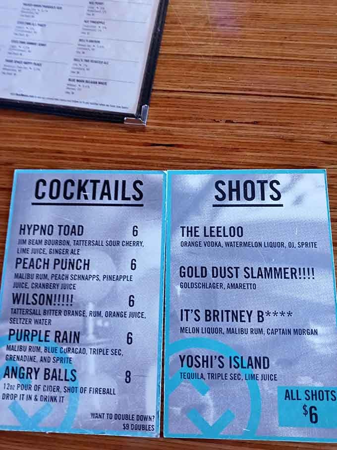Creative cocktail names that reference everything from Futurama to pop princesses, because drinking should be entertaining too.
