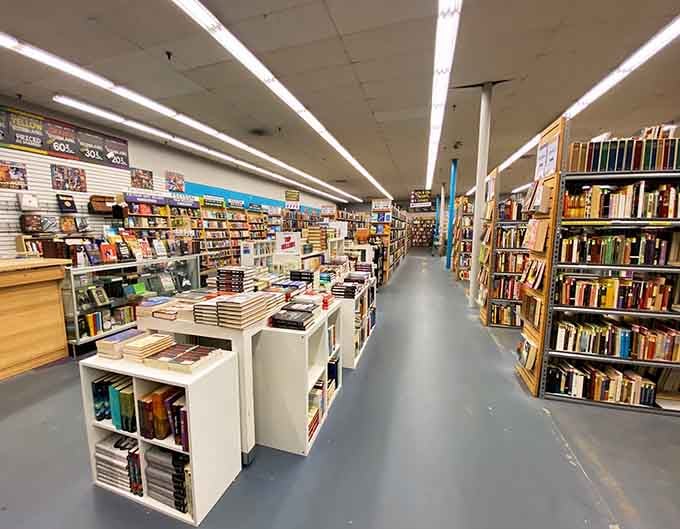 These aisles stretch so far you might want to pack a lunch before starting your browsing adventure.