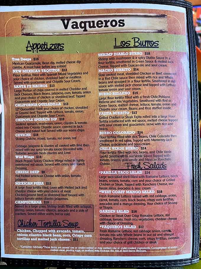 This menu reads like a love letter to Mexican cuisine, and you're about to fall hard.