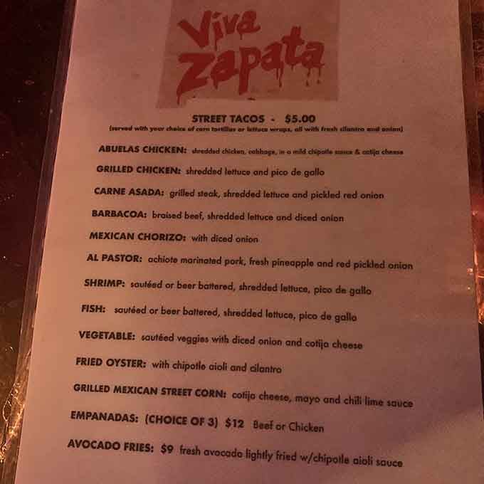 When a menu offers fried oyster tacos alongside al pastor, you know the kitchen isn't playing it safe.