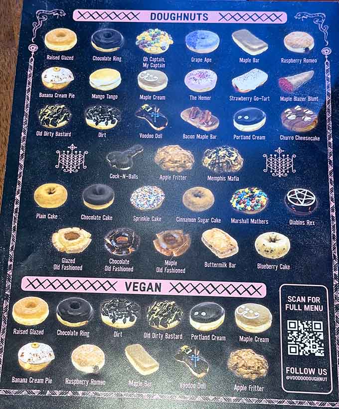 This menu reads like a greatest hits album, except every track is delicious and none will get stuck in your head.