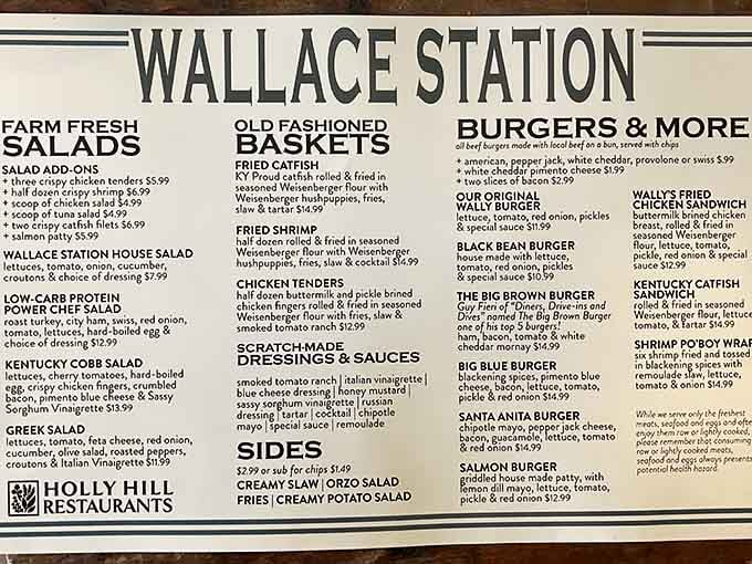 This menu reads like a greatest hits album, and trust us, there are no B-sides here.