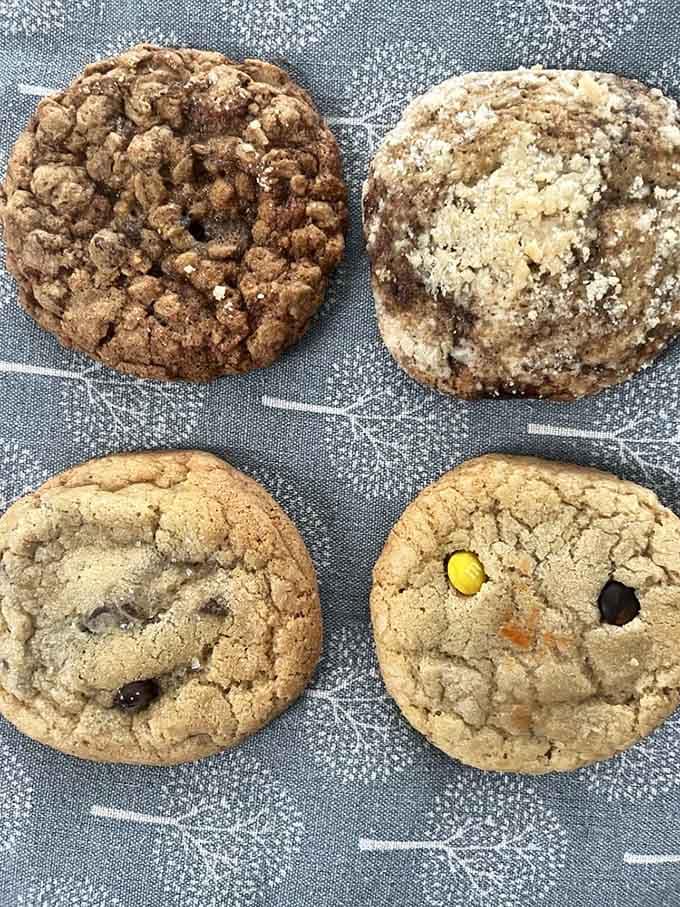 These substantial cookies showcase creative flavors and generous proportions, proving that Weesh takes their baked goods seriously even when they're having fun with them.