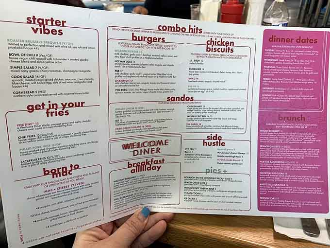 The menu reads like a greatest hits album of comfort food, with creative twists that'll make you rethink everything.