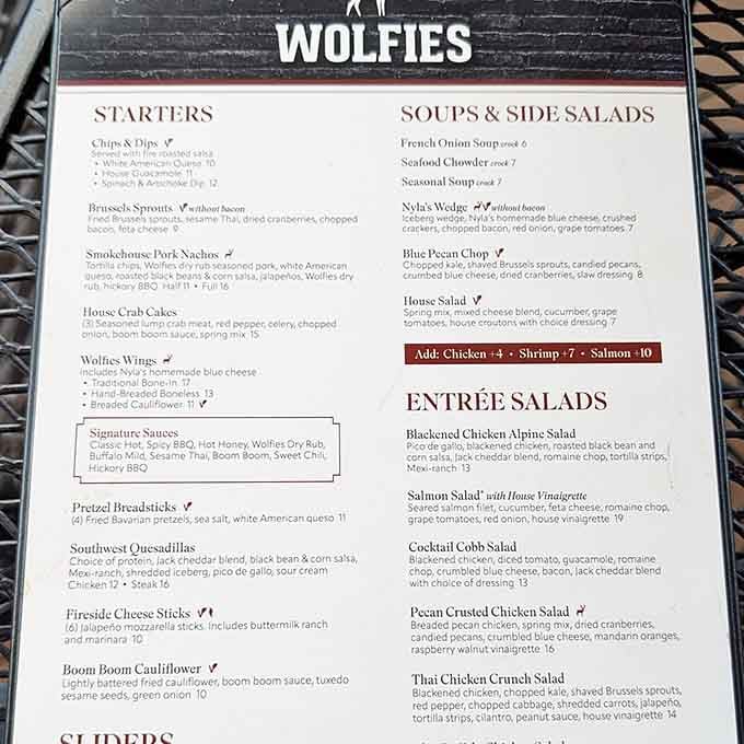 When a menu makes you want to order everything at once, you know you're in trouble.