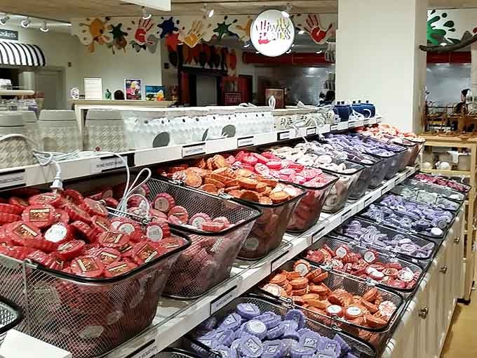 When your wax tart selection looks like a candy store, you know someone's taking scent variety very, very seriously.