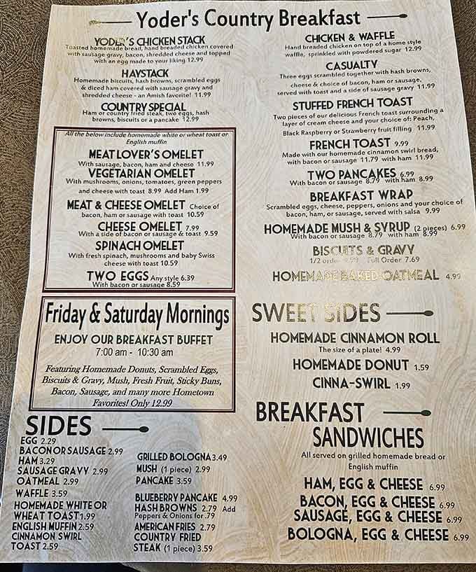 That breakfast buffet listing should come with a warning label about needing elastic waistbands and flexible afternoon schedules.