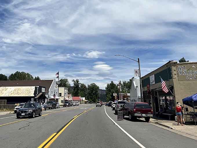 Wide open skies stretch above Chester's main drag, where the pace slows down and breathing comes a little easier.