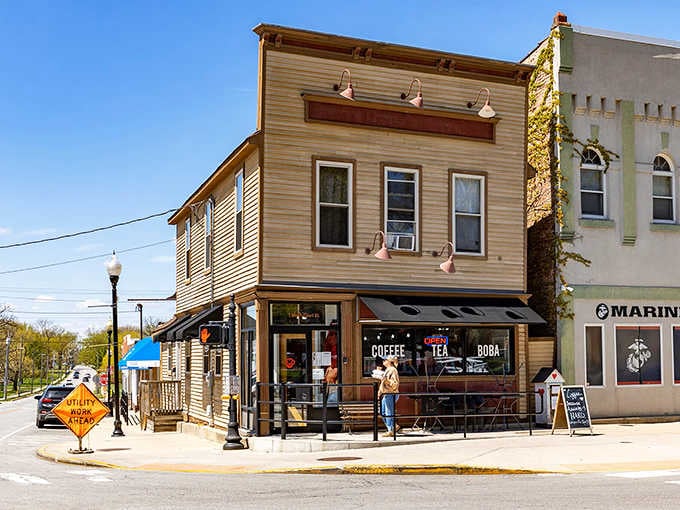 Crown Point's historic downtown buildings house modern coffee shops and cafes where locals gather for conversation and great drinks every day.