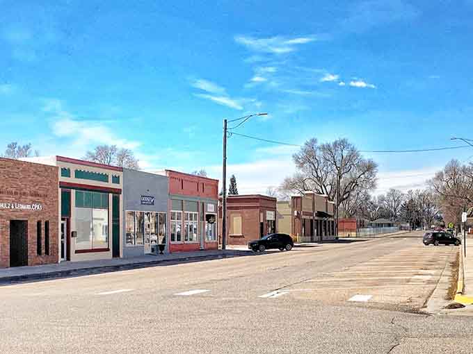 Wide streets and bare trees give this prairie town an honest, no-nonsense character you can trust.