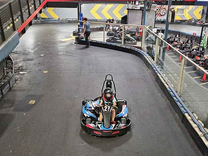 Indoor karting means the weather never wins&mdash;just smooth curves and electric speed under one climate-controlled roof.