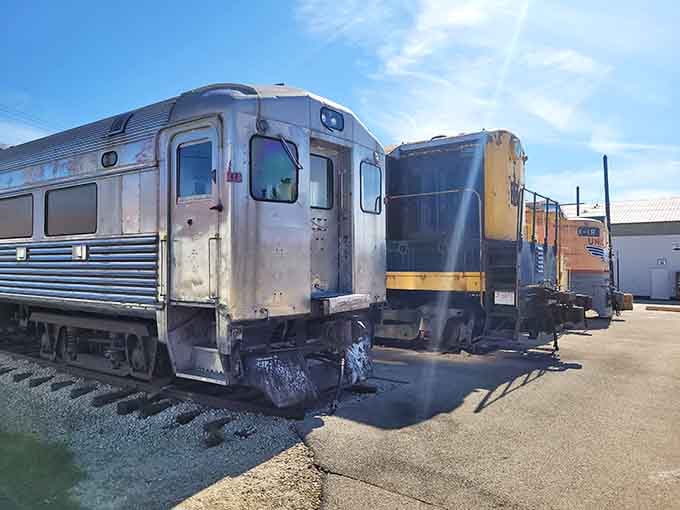 These gleaming vintage trains aren't just for looking—many still roll down the tracks, carrying passengers back through railroad history.