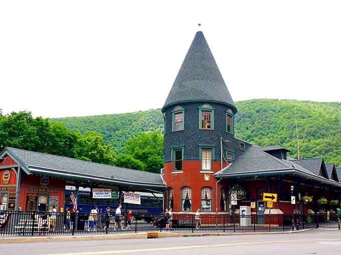 That whimsical tower with the pointed roof isn't from a fairy tale&mdash;it's your gateway to mountain adventures and genuine hospitality.