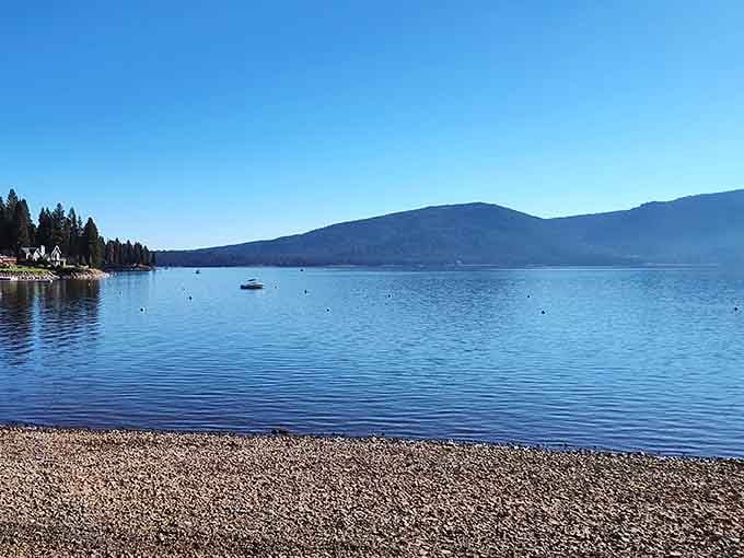 When the water reflects the sky this perfectly, you've found nature's own meditation app, no subscription required.
