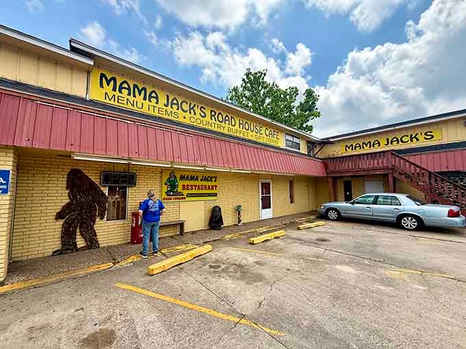 Even Bigfoot knows where to find the best country buffet &ndash; just follow the crowds to Mama Jack's.