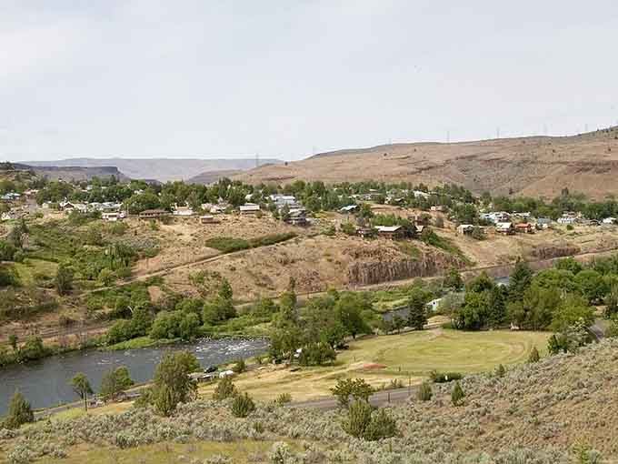 The Deschutes River carves through golden hills like nature's own highway to peace and quiet.