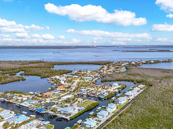 Nestled among marshlands and waterways, this island community proves paradise doesn't need beaches to be breathtaking.