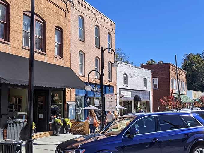 Historic brick buildings wear their age beautifully, like your favorite leather jacket that just gets better with time.