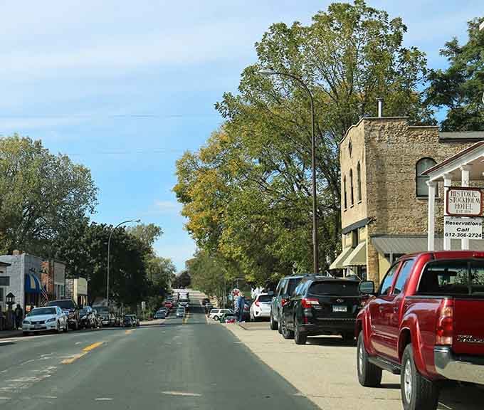 This tiny riverside main street packs more charm per square foot than seems physically possible or entirely fair to other towns.