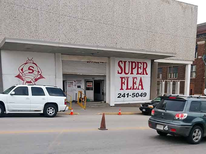 The simple storefront belies the treasure trove within—sometimes the best deals hide behind the most unassuming facades.