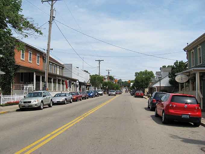 Wide streets and historic storefronts create a scene so peaceful, even your blood pressure drops just looking.