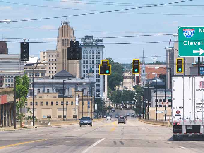 Youngstown's skyline rising in the distance shows a city that's weathered storms and emerged with stories worth hearing over a good cup of coffee.
