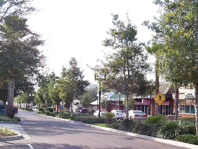 Tree-lined streets and local shops create the kind of Main Street America vibe you thought disappeared decades ago.