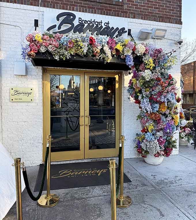 Those gold door handles and velvet ropes aren't pretentious&mdash;they're a playful promise of something special inside.