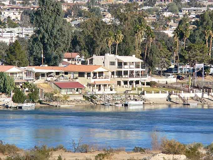 Waterfront living without the waterfront prices&mdash;palm trees and river access included in this desert riverside community.