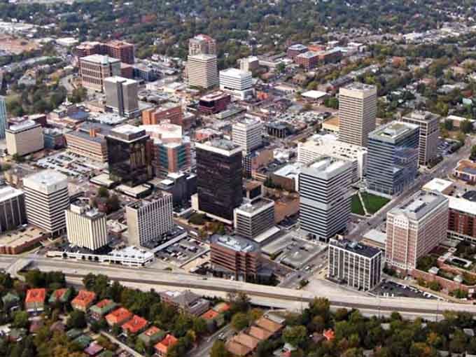 From above, the skyline rises like a well-organized spice rack, each building adding its own distinct flavor to the mix.