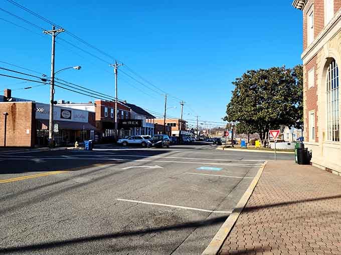 Wide streets and brick sidewalks invite leisurely strolls through this Eastern Shore gem where nobody's ever in a hurry.