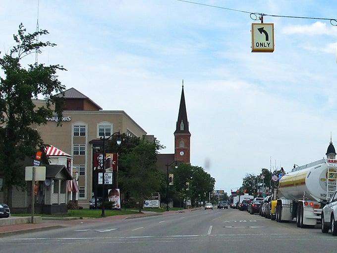 Church steeples punctuate the skyline here, reminding you this community has deep roots and even deeper values.