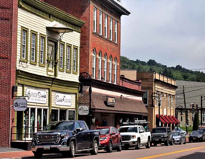 Main Street's colorful storefronts line up like old friends waiting to share their stories over coffee and conversation.