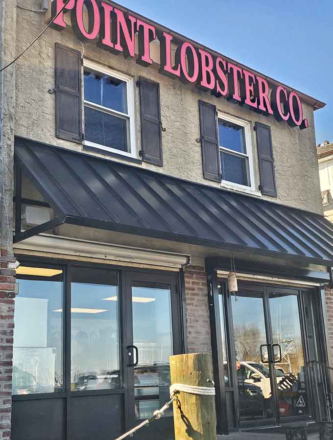 The weathered charm of this building tells you they've been perfecting lobster rolls for quite some time.