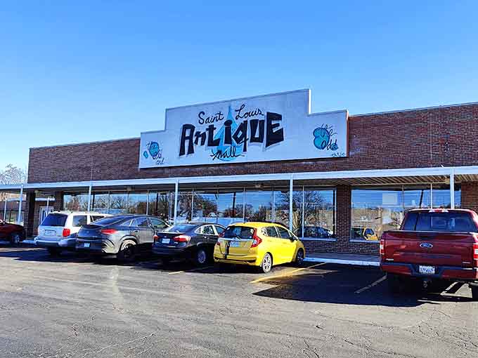 When the parking lot's this full, you know the deals inside are worth fighting over shopping carts.