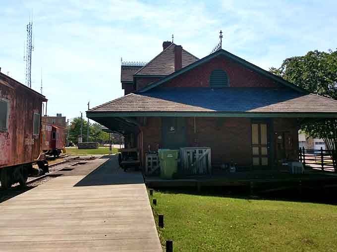This classic depot with its welcoming covered platform once greeted thousands of travelers stepping into a new adventure.