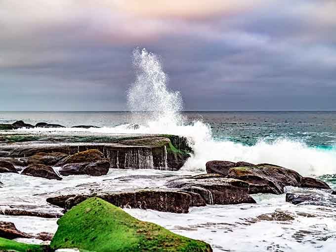 When the ocean puts on a show, it doesn't hold back on the special effects budget.