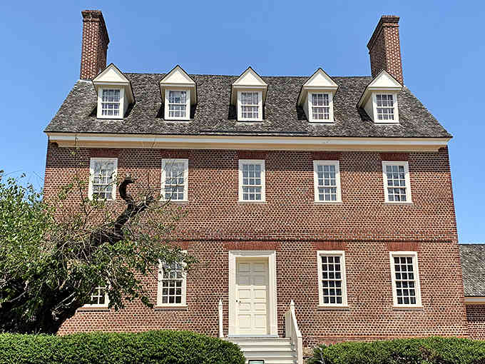 Georgian elegance in brick, standing proud since America was just figuring out this whole independence thing.