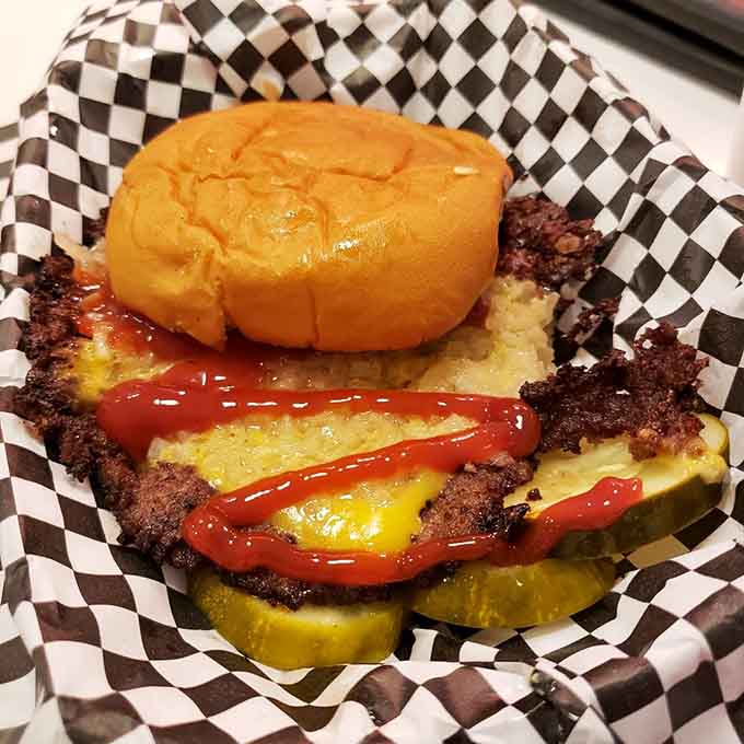 Behold the crispy-edged perfection that'll make you question every burger decision you've ever made before now.