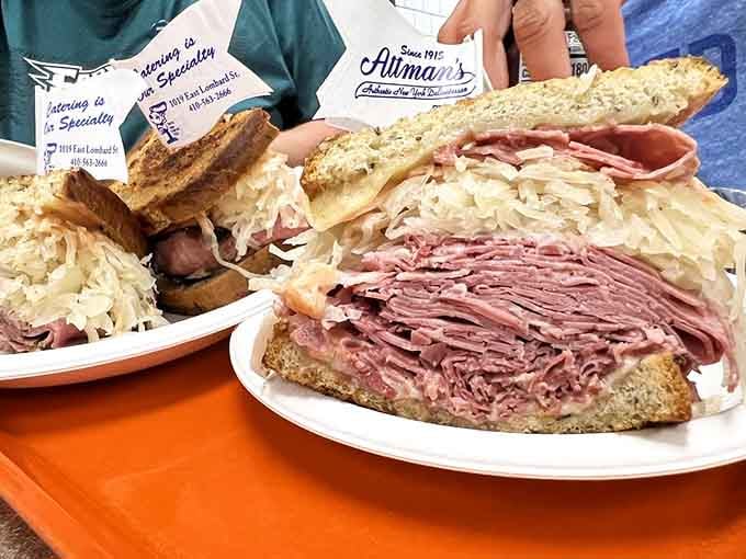 When sandwiches achieve architectural marvel status, you know you're in the right place for lunch.