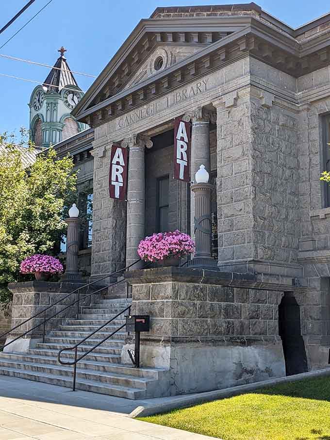 The Crossroads Carnegie Art Center brings culture to your doorstep without the Portland parking nightmares.