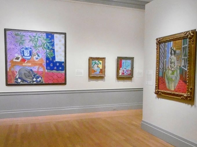 Multiple Matisse masterpieces hanging together, proving Baltimore's collection is absolutely the real deal worth celebrating.